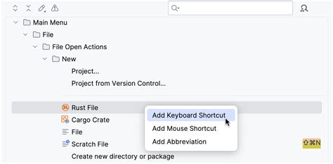 Configure Keyboard Shortcuts RustRover Documentation