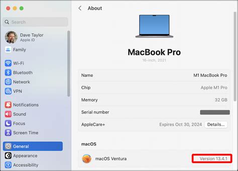 How To Identify Macos Version And Mac Device Information