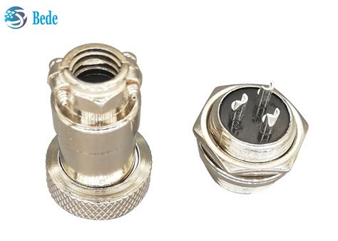 순환 Gx16 3 핀 연결기 플러그와 소켓은 16mm 프론트 마운팅을 장비를 답니다