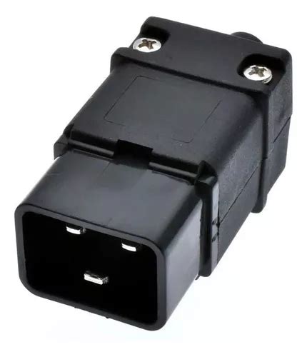 Kit 3 Plug Ac Tripolar C20 16a Macho MercadoLivre