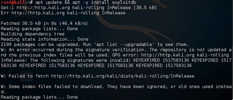 How To Install Searchsploit On Kali Linux User Searchsploit