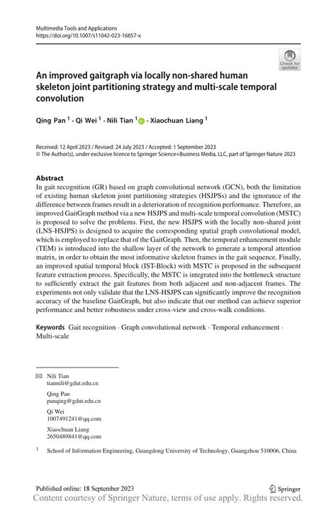 An Improved Gaitgraph Via Locally Non Shared Human Skeleton Joint Partitioning Strategy And
