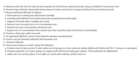 CV Axle Installation Issue Working On Passenger Side CV Axle