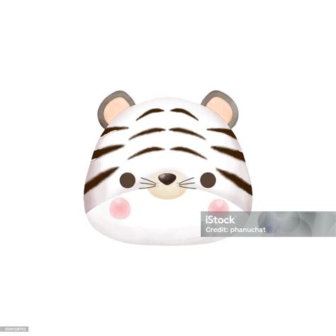 귀여운 작은 호랑이 수채화 국제 호랑이의 날 벡터 그림은 흰색 배경에 분리되어 있다 사파리 여행에 대한 스톡 벡터 아트 및 기타 이미지 사파리 여행 수채화 0명