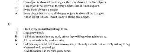 Reorder The Premises In Each Of The Arguments To Show