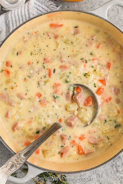 Ham And Potato Soup Spend With Pennies Cauliflower Festival