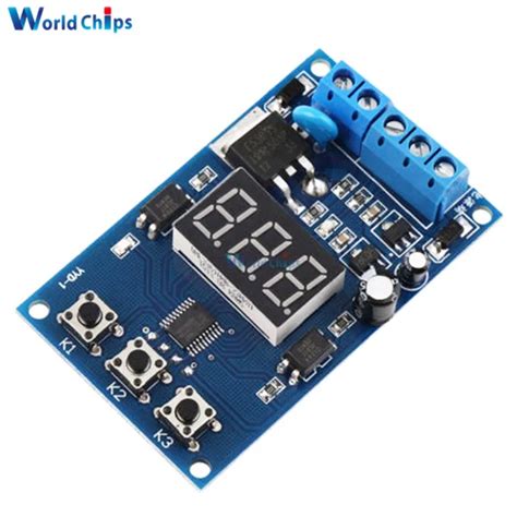 New Trigger Cycle Timer Delay Switch Circuit Control Board MOS FET Driver Module With Led Digit