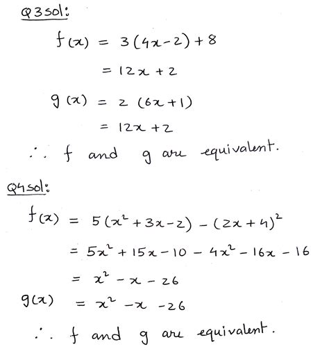 [solved] Which Of The Following Functions Are Equivalent How You Know Course Hero
