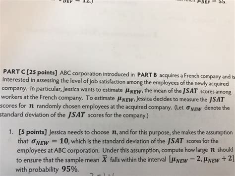 Solved Def 14 Rdef 55 Part Cc25 Points Abc Corporation