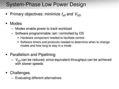 PPT Low Power Design Methodology And Design Flow PowerPoint Presentation ID