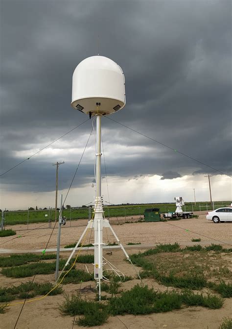 The Radar On Its Tower At The Csu Chill Radar Test Facility In Greeley Download Scientific