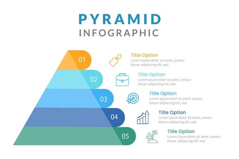 Premium Vector Pyramid Infographic Template With 5 List Multipurpose