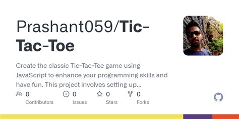 Github Prashant059tic Tac Toe Create The Classic Tic Tac Toe Game