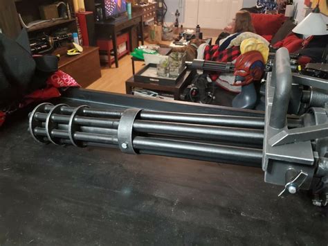 M134 Minigun Lifesize Movie Prop Replica Terminator 3d Print Metal