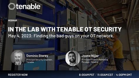 Join Us For The In The Lab With Tenable Ot Security Series Tenable®