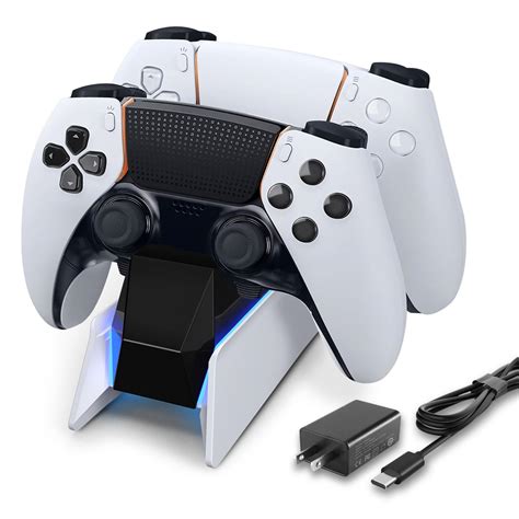 Ps5 Controller Charger Ps5 Controller Charging Station Dock Fast Dual Charging For Dualsense