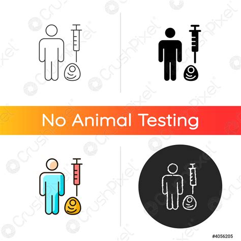 Human Cell Testing Gradient Icon Stock Vector 4056205 Crushpixel
