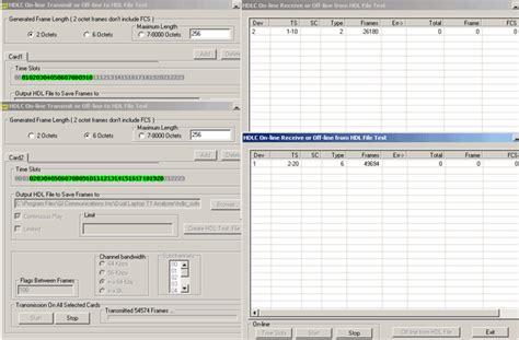 automated hdlc testing with hdlc transmit and receive test applications