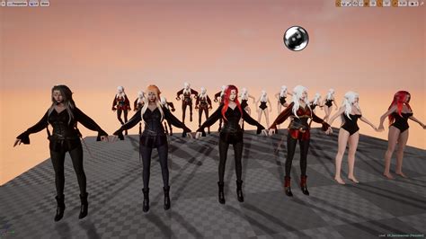 3d Model Elf Swordswoman Modular Female Character Vr Ar Low Poly