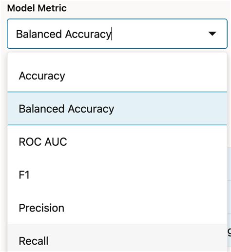 Oracle Automl Ui At A Glance