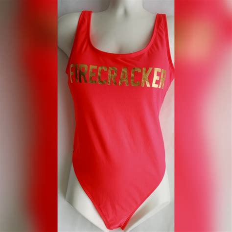 Xhilaration Swim New Firecracker One Piece Swimsuit Poshmark