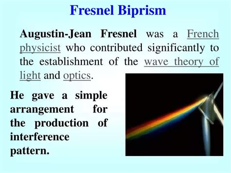 Ppt Fresnel Biprism Powerpoint Presentation Free Download Id 6001912