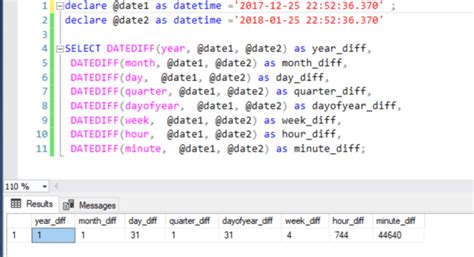 Sql Datediff Sql Bi Tutorials