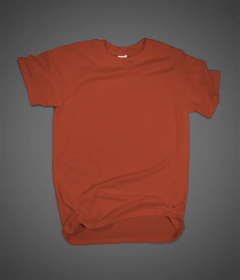 دانلود طرح لایه باز تیشرت قرمز ساده دیجیو