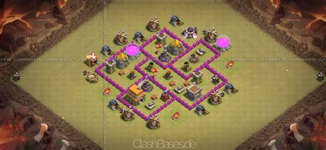 Clash Of Clans Town Hall Level 6 War Base