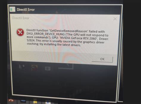 Game Crashes After Few Minutes Getdeviceremovedreason Error R