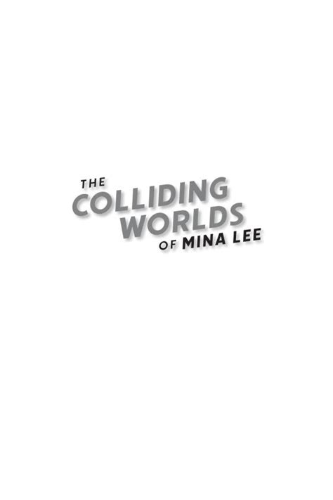 The Colliding Worlds Of Mina Lee By Ellen Oh 9780593125946 Brightly Shop