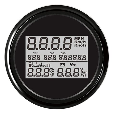 85mm 3in1 Multi Function Guage Speedometer Gps With Water Temp Oil