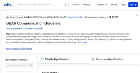 Isbar Communication Guideline