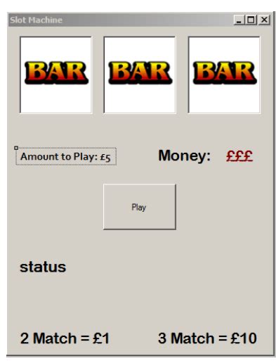 Solved C Assignment In C Create A Graphic Slot Machine