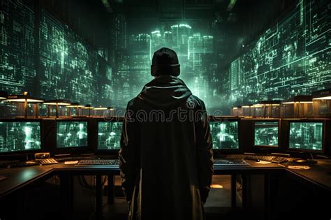 Ai Generated Illustration Of A Silhouette Of A Man Standing In Front Of