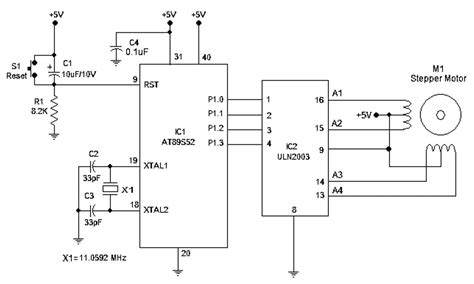 Stepper Motor Control Using 8051 Microcontroller And Uln2003