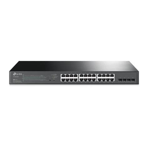 Tp Link 28 Port 10 100 1000mbps Jetstream Gigabit Smart Switch With 24 Port Poe Tl Sg2428p By