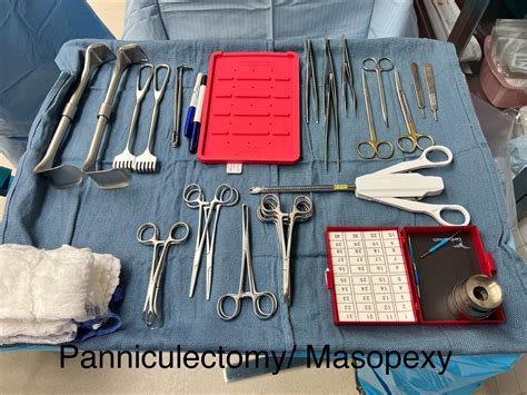 Panniculectomy Mayo Stand And Back Table Setup Cstsetup