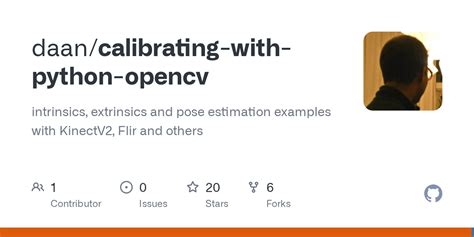 Github Daancalibrating With Python Opencv Intrinsics Extrinsics