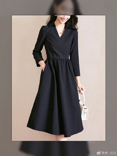 很有气质的一条连衣裙，优雅与时尚并存，日常穿搭轻松脱颖而出