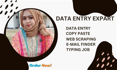 Do Data Entry Web Scraping Copy Paste Typing Job Work By Saniyamit