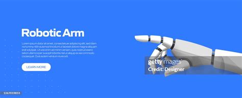 Robotic Robot Industry Concept Vector Illustration For Website Banner Advertisement And