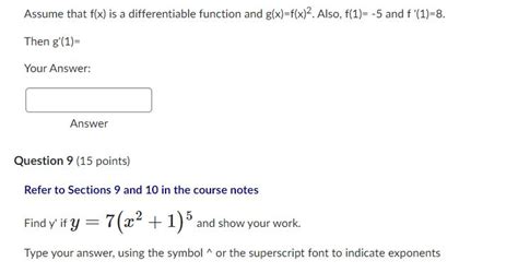 Solved Assume That F X Is A Differentiable Function And Chegg Com