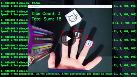 Dice Recognition 🎲🤖 Computer Vision Project Made With Python Yolo And