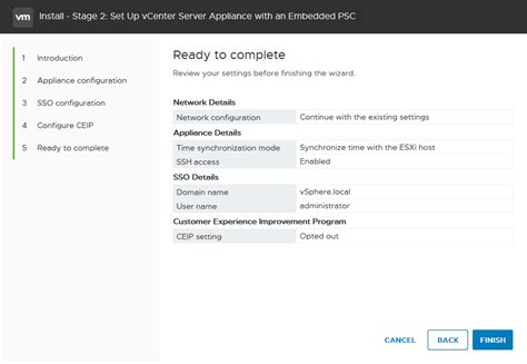 Cài đặt vCenter Server Appliance VCSA thật chi tiết trên ESXI