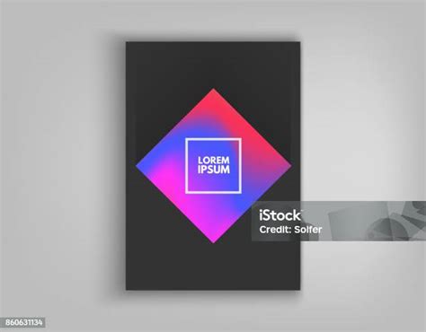 안내 책자 표지 디자인 카드 분리입니다 동적 패션 플랫 디자인입니다 포스터 배너 전단지 포스터 명함 및 기타 프로젝트 벡터 일러스트 레이 션 0명에 대한 스톡 벡터 아트 및