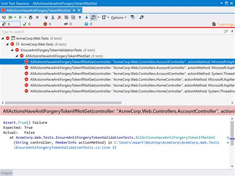 Unit Testing For Validateantiforgerytoken And Clever Navigation In The Resharperrider Test