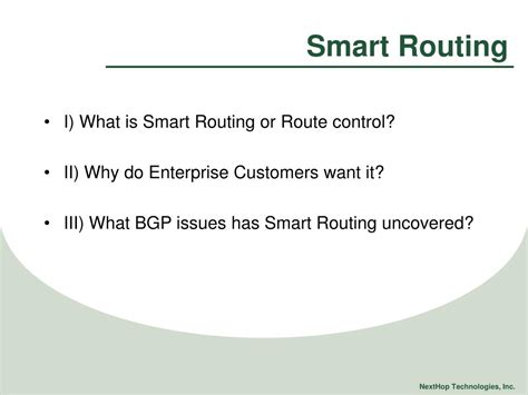 Ppt Nanog Panel On Smart Routing Powerpoint Presentation Free Download Id4685637