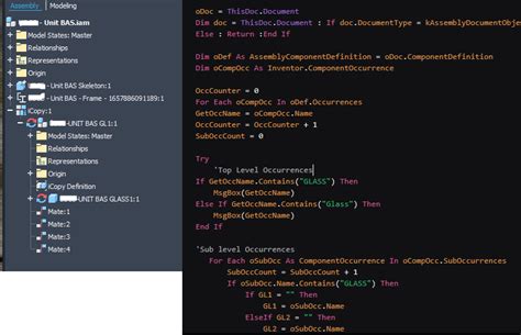 Solved Search All Occurrences For A Part File Name Using Ilogic