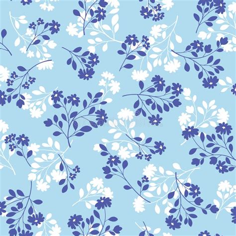 Cute Flower Pattern Suitable For Textile Pattern Stock Vector Illustration Of Stylish Swatch
